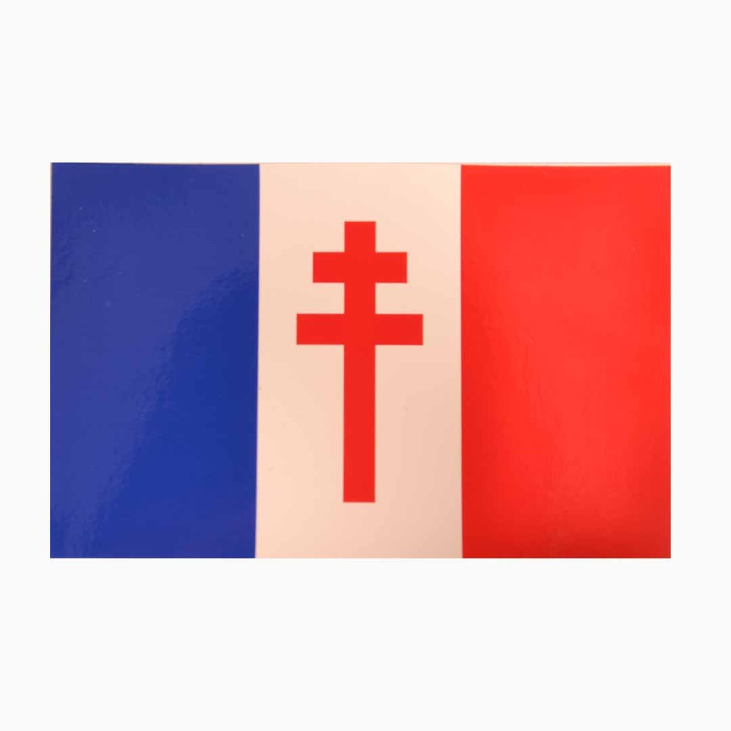 Free France Flag Sticker | Airborne Museum